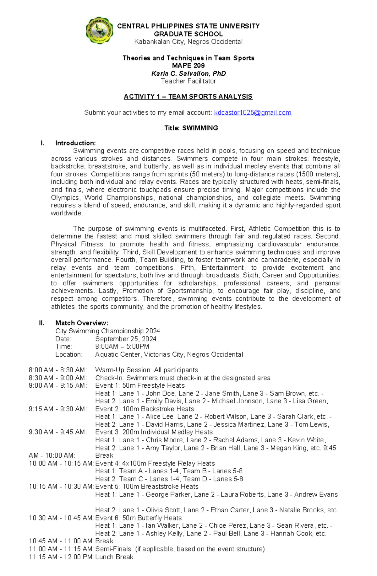 Activity 1 MAPE 209 compressed - CENTRAL PHILIPPINES STATE UNIVERSITY ...