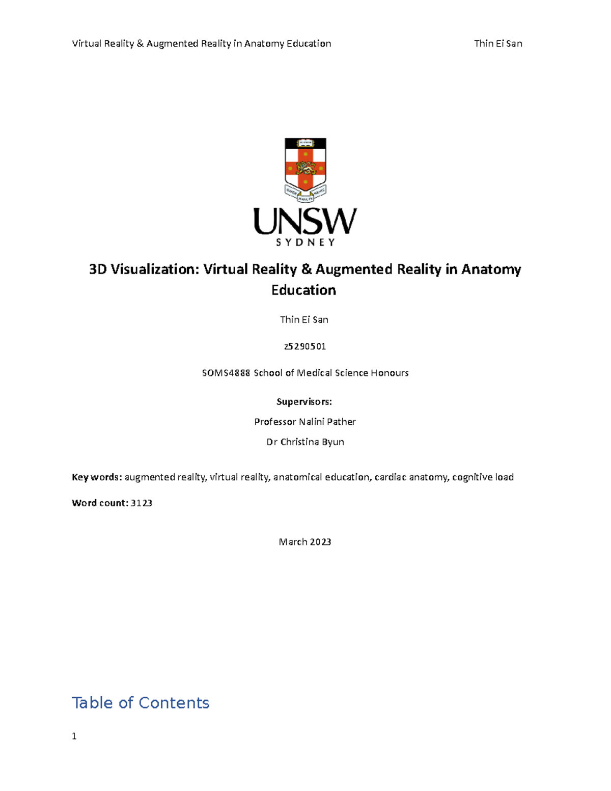 Literature Review - 3D Visualization: Virtual Reality & Augmented ...