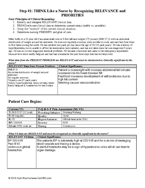 SBAR Mike Kelly HTN - SBAR - © 2016 Keith KeithRN SBAR Template ...