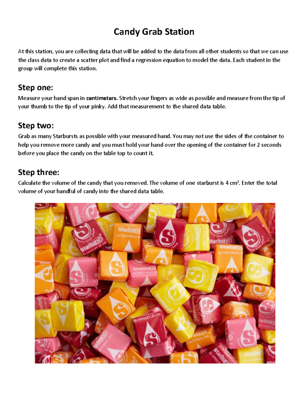 Regression Labs - Dyggyvyvgvgvgvg - Candy Grab Station At this station ...