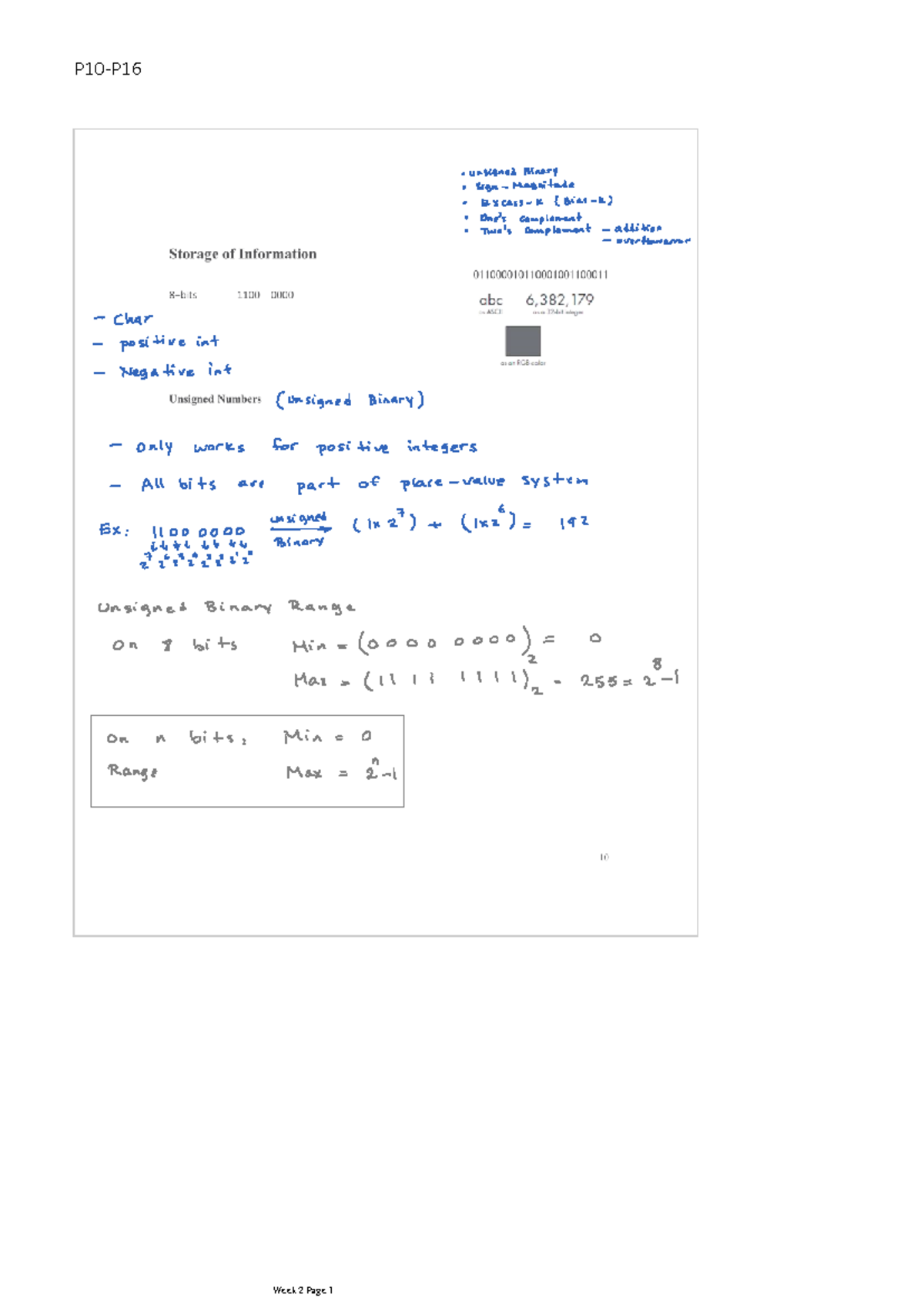 00 Lecture 02 P10-P16 - Floating Numbers - COMP 1113 - P10-P - Studocu