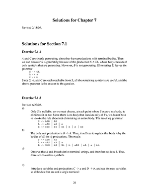 Introduction to Automata Theory Languages and Computation Solutions - SOL U TI ON S Introduction ...