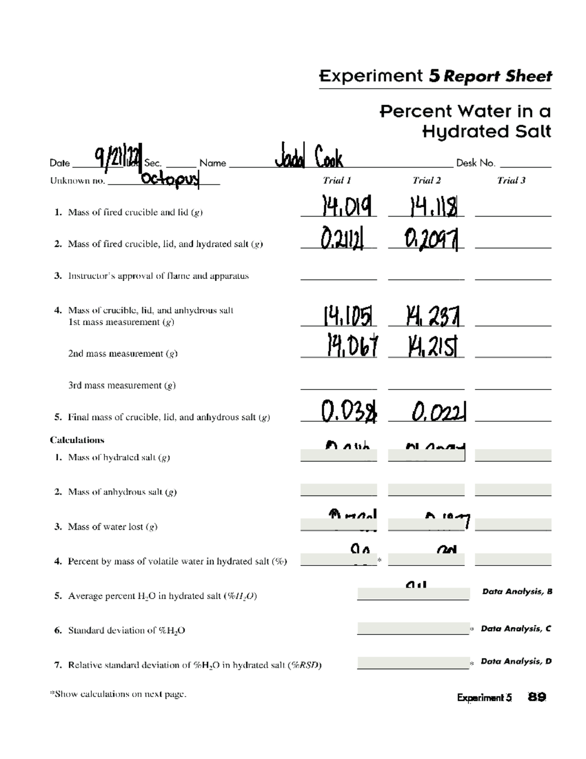 Chp 5 report sheet - hw for class - BIOL 1500 - Studocu