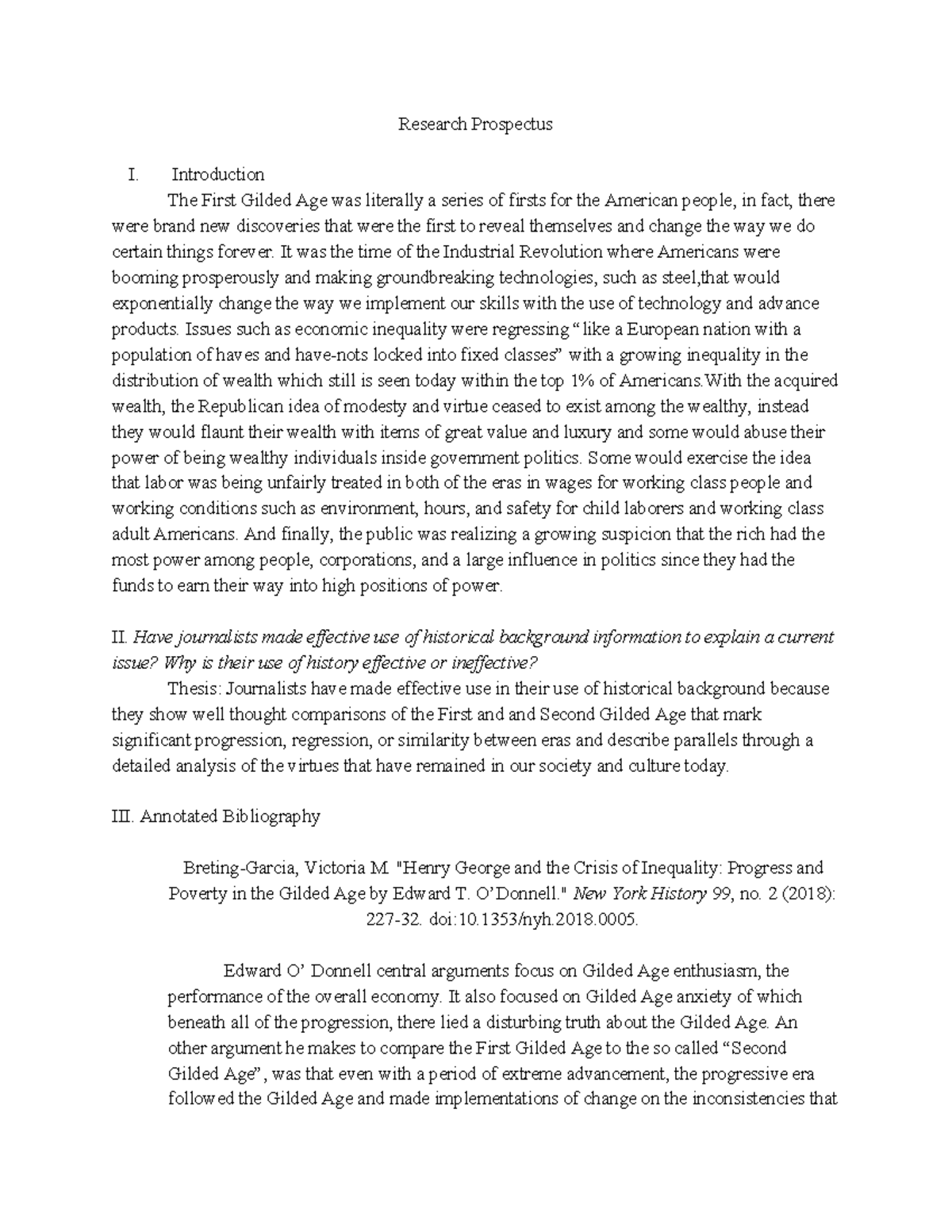 The First and Second Gilded Age: A Comparative Analysis - Studocu