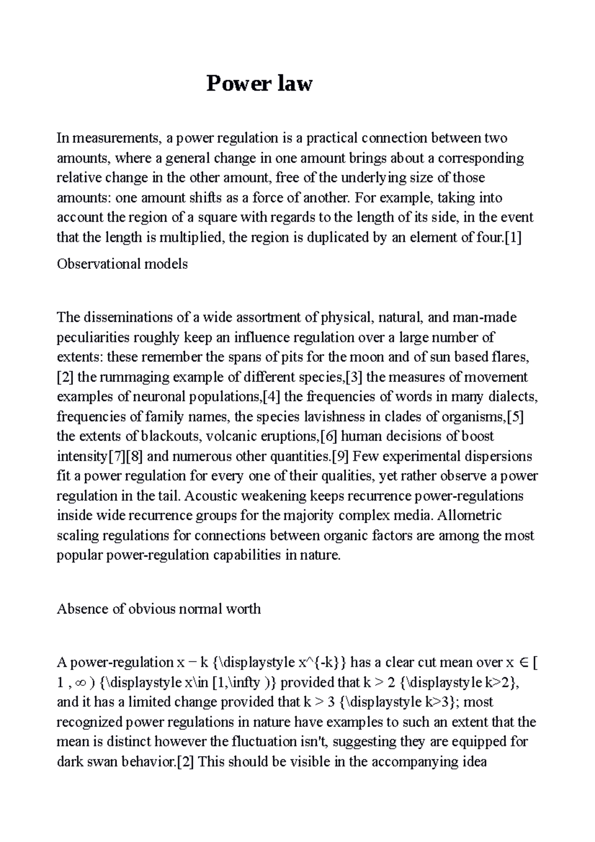 Power law - Ifah - Power law In measurements, a power regulation is a ...