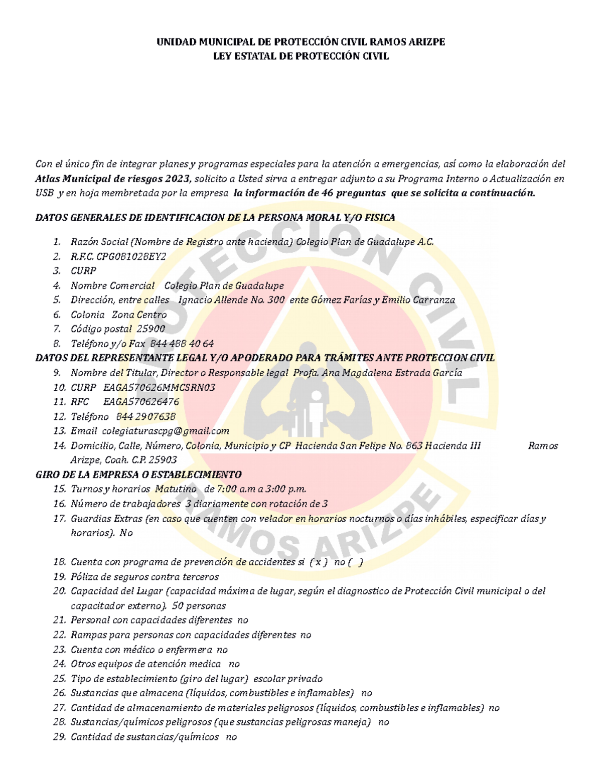 Atlas 2023 - wefg hgdfgbh - UNIDAD MUNICIPAL DE PROTECCIÓN CIVIL RAMOS ...
