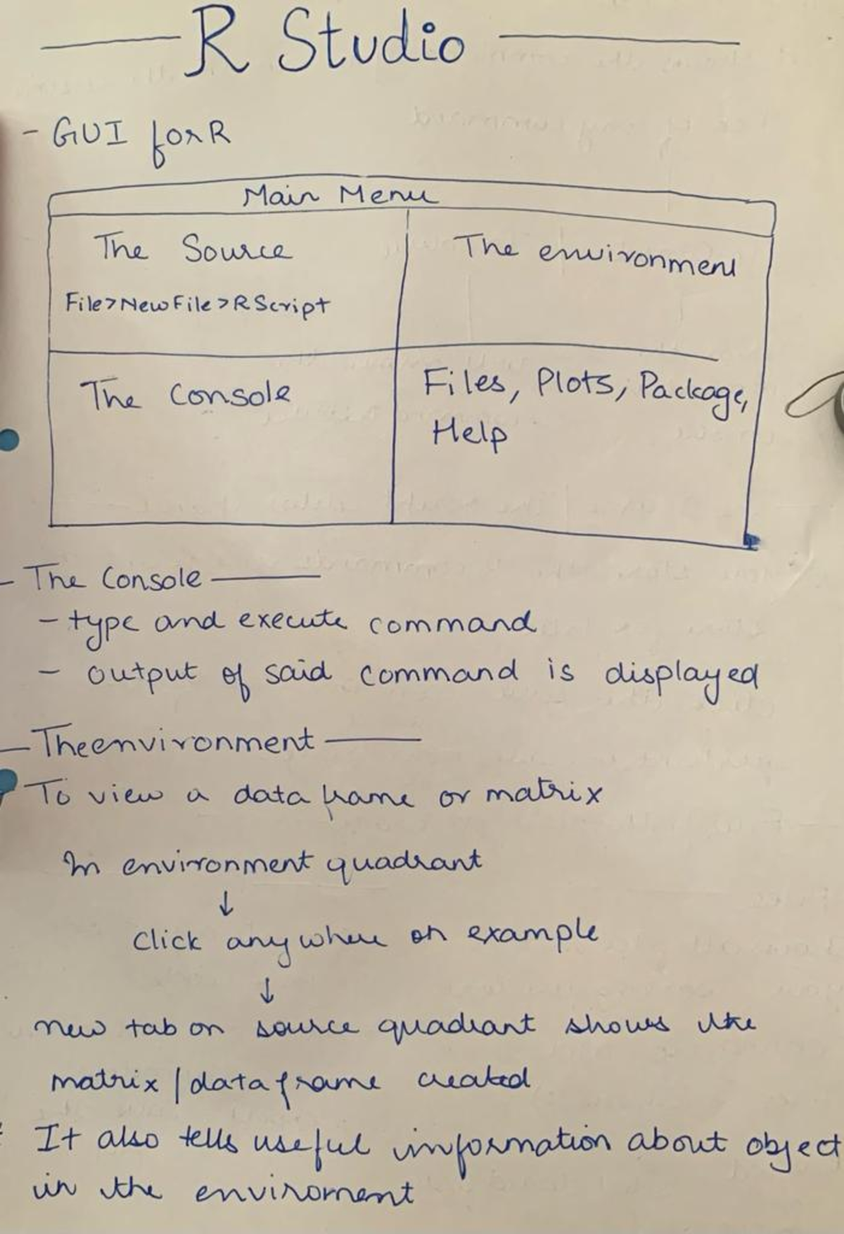 RStudio Interface - Project Devlopment - Studocu