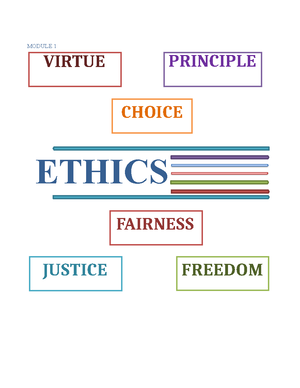 Module 11 Handout - Ethics - Studocu