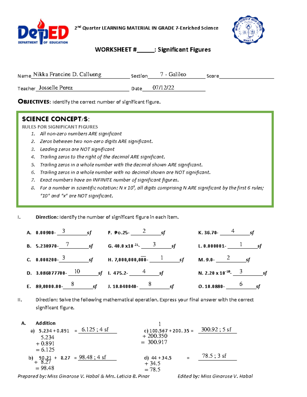 Nikka-Francine-Callueng-WS Significant-Figures - 2 nd Quarter LEARNING ...
