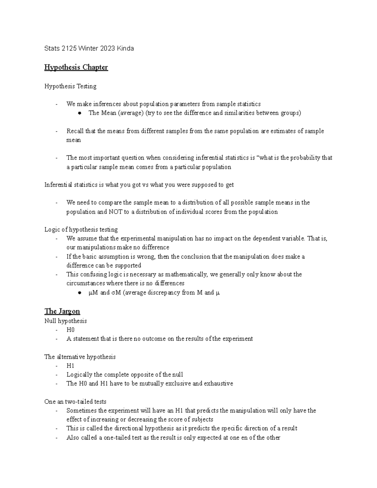 Stats 2127 Winter 2023 (incomplete) - Stats 2125 Winter 2023 Kinda ...