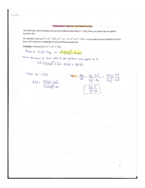 Chapter 3.9 Linearization AND Differentials - MTH 1 - Studocu