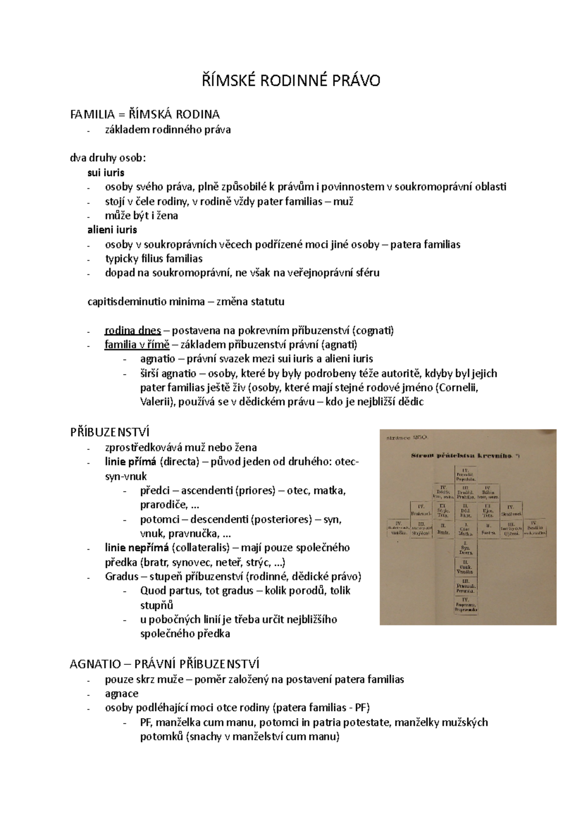 Ř Ímské Rodinné Právo - ŘÍMSKÉ RODINNÉ PRÁVO FAMILIA = ŘÍMSKÁ RODINA ...