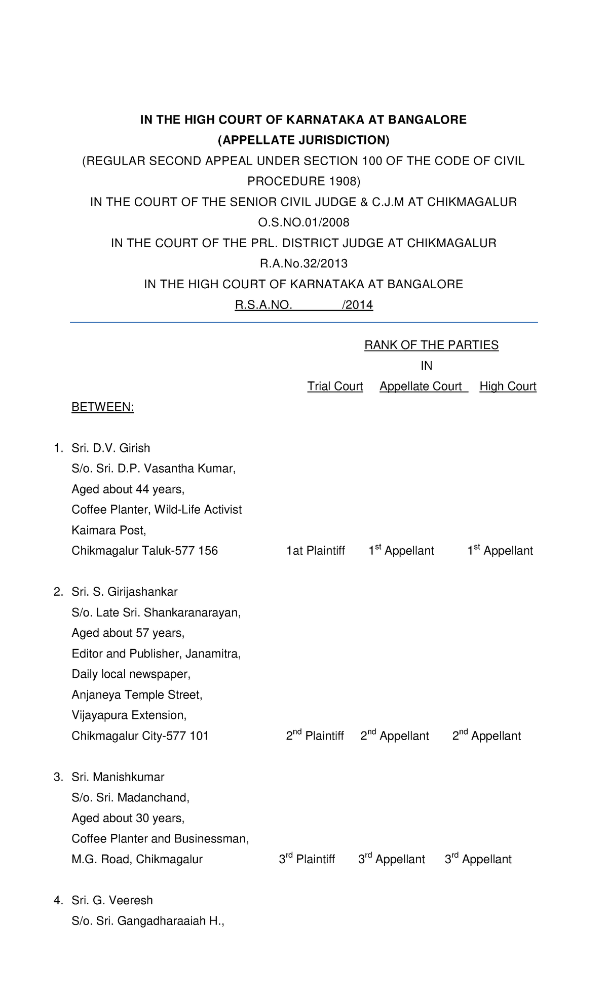 Copy of Appeal and it's application format - Civil Procedure Code ...