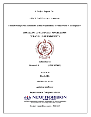 Student acknowledgement - Computer Application in Business - Studocu