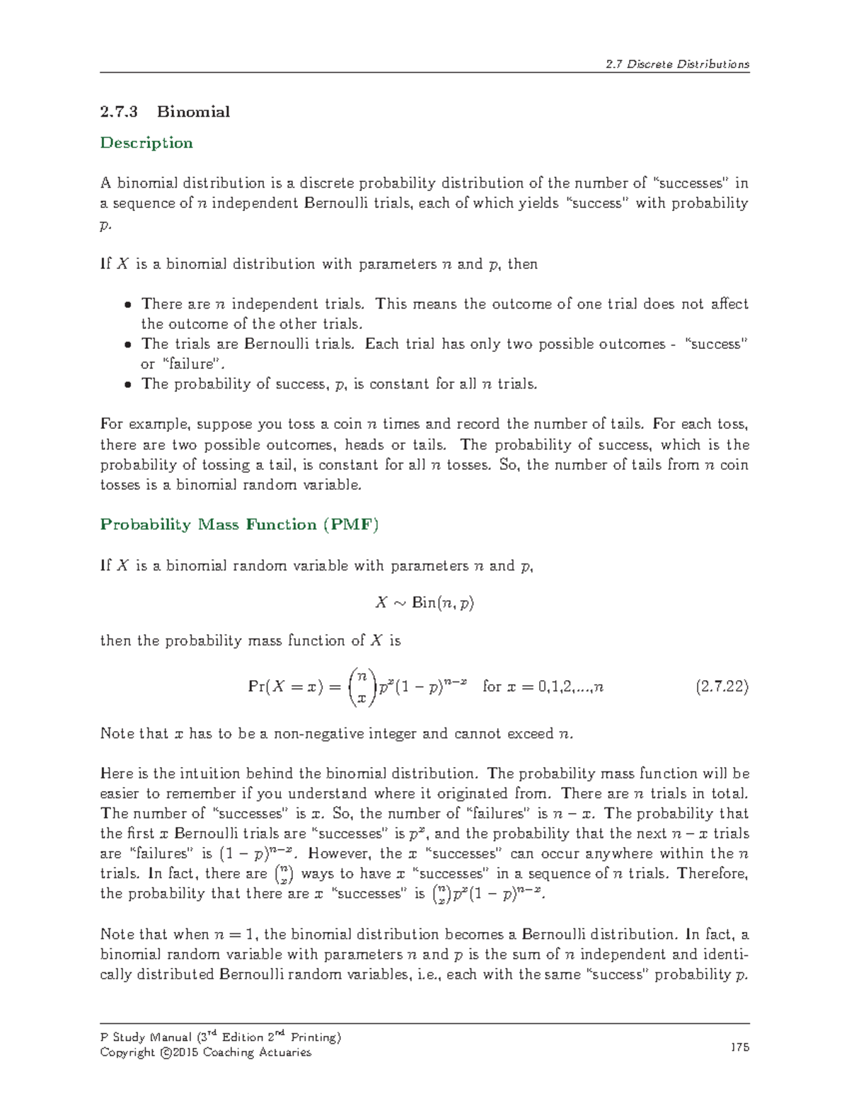 2.8.1 Binomial - This material is essential to Statistic course in any ...