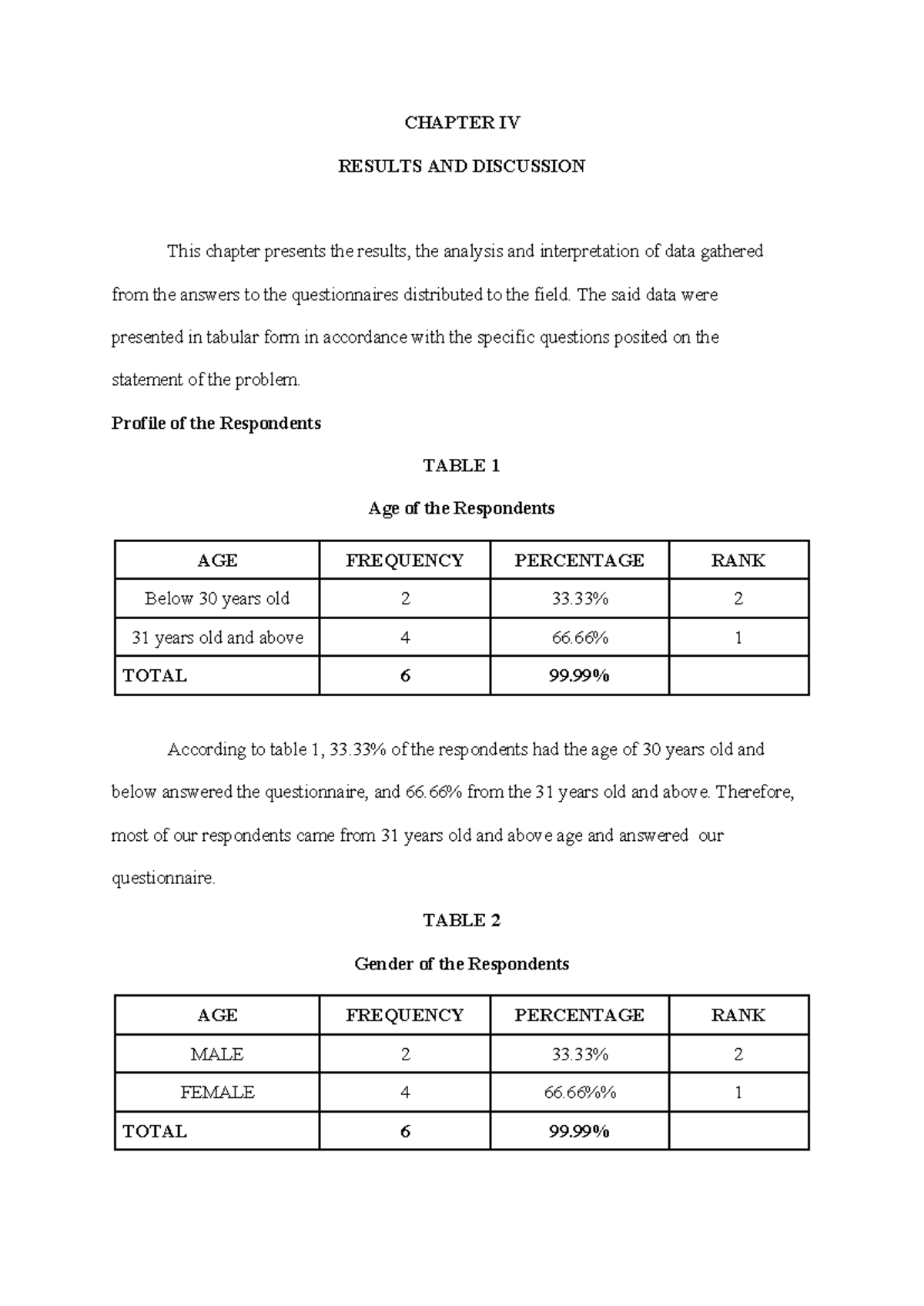 the chapter 4, in 3is subject - CHAPTER IV RESULTS AND DISCUSSION This ...