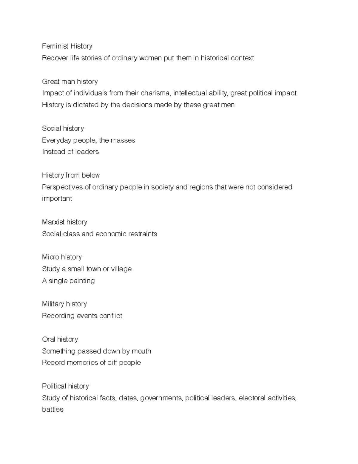 Hist502 3 - HIST 502 study guide - Feminist History Recover life ...