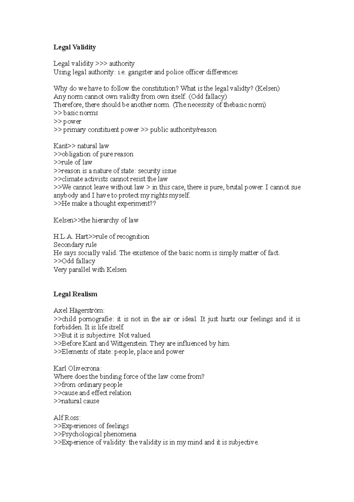 Legal Validity - Sommersemester - Legal Validity Legal validity ...