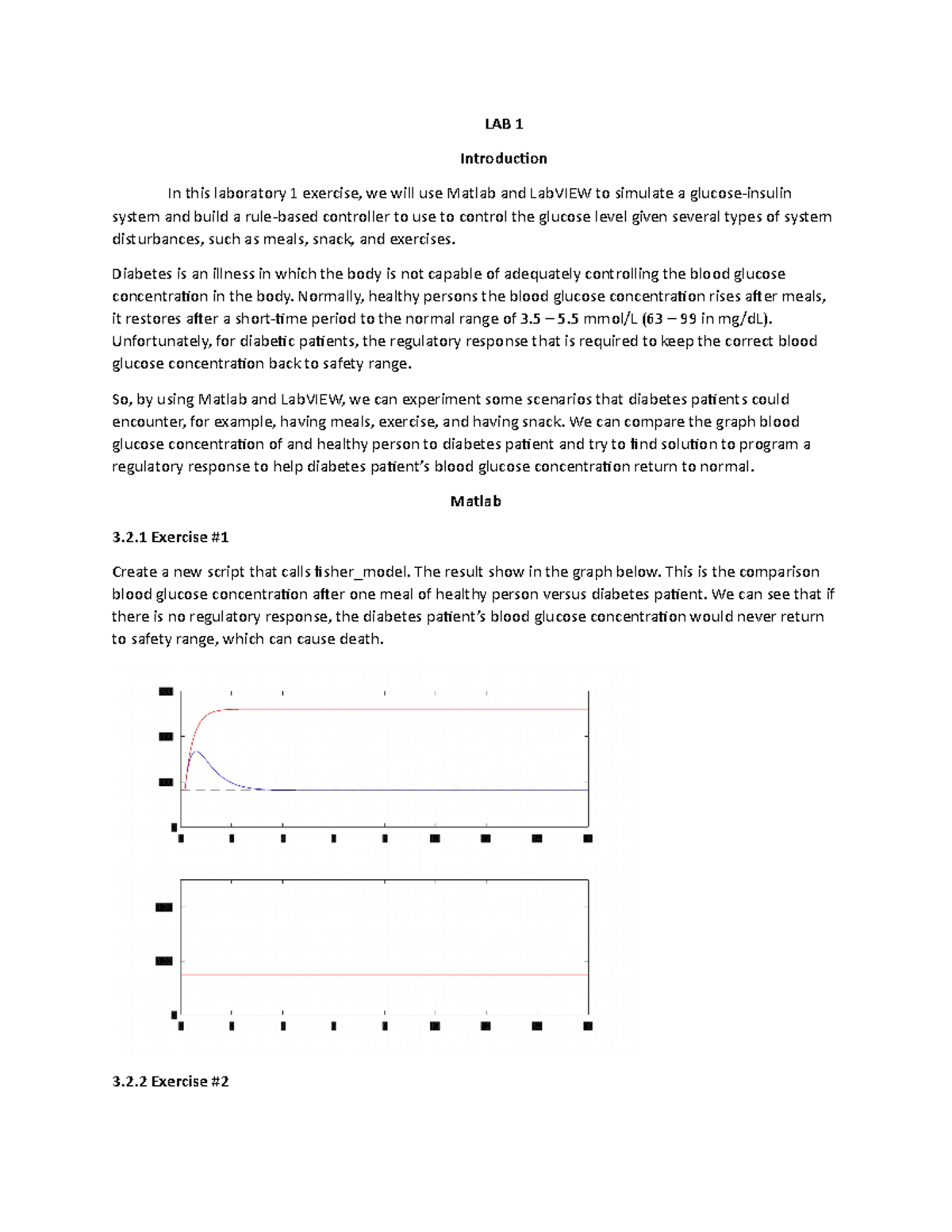 LAB 1 - In this laboratory 1 exercise, we will use Matlab and LabVIEW ...