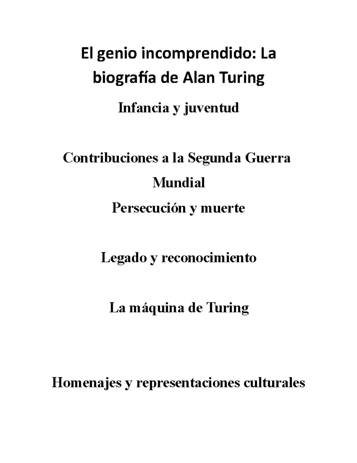 El genio incomprendido - Era el segundo hijo de Julius Mathison Turing ...