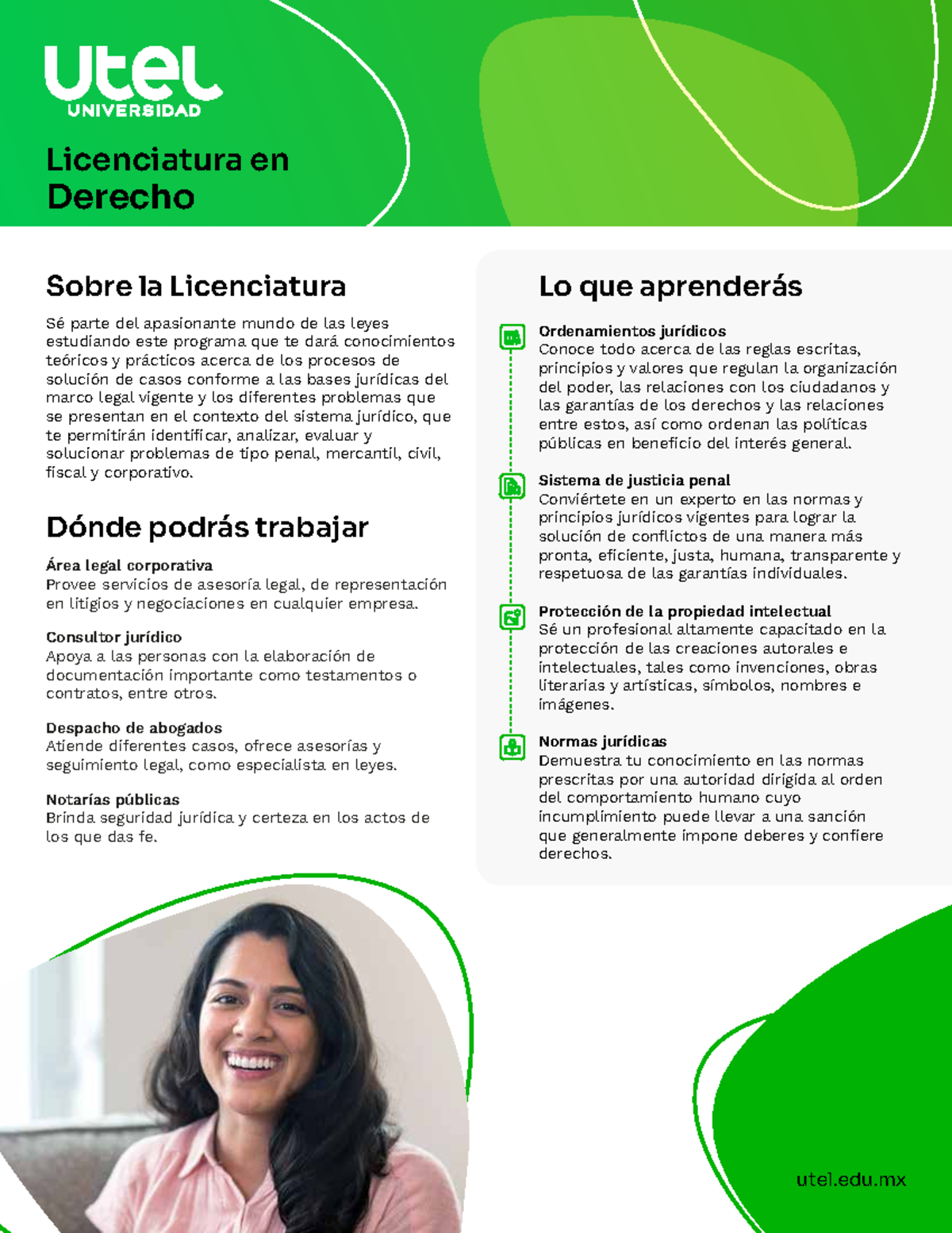 Utel Mx Fichas Tecnicas Lic Derecho 7e415ea267 - Licenciatura en Derecho Sobre la Licenciatura ...