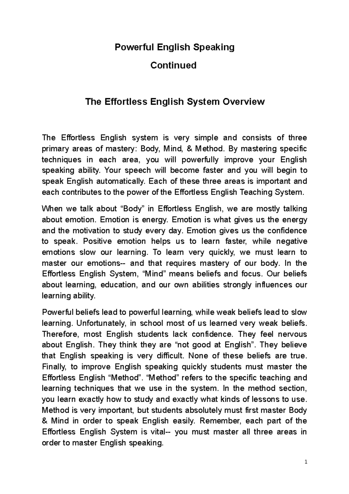 Powerful English Speaking 2 cours 7 - Powerful English Speaking ...