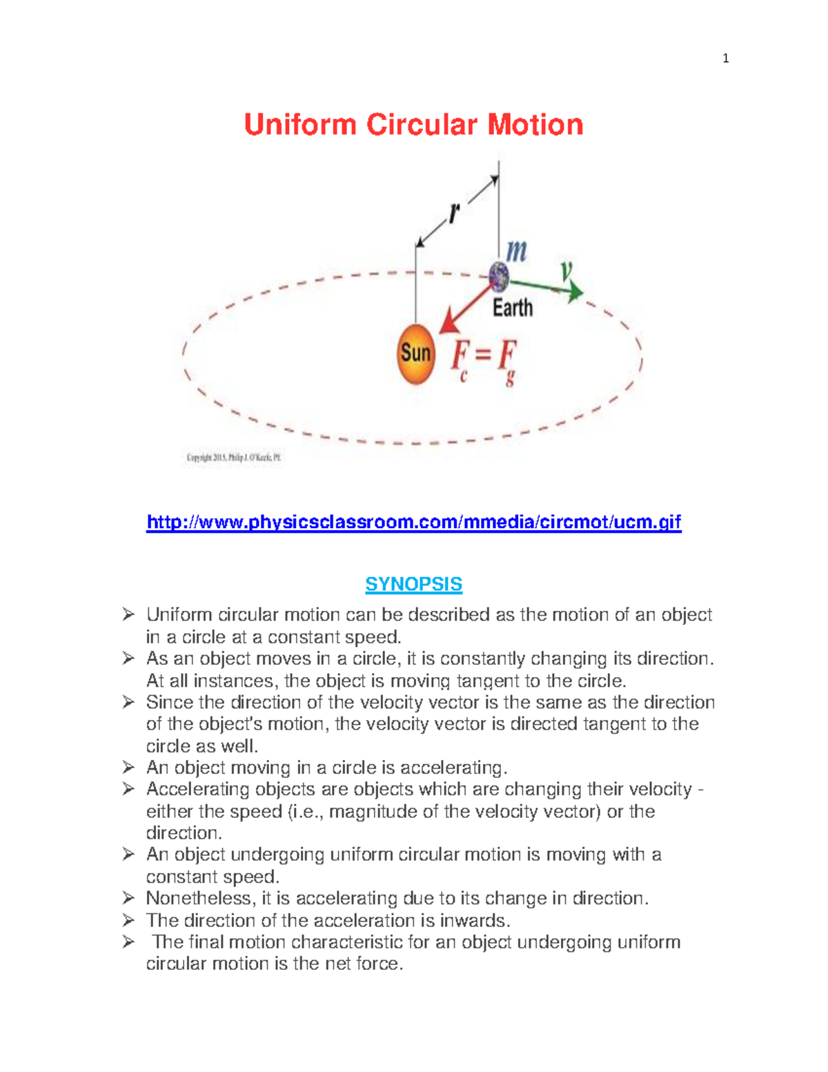 Inbound 7081359024567300146 - Uniform Circular Motion physicsclassroom ...