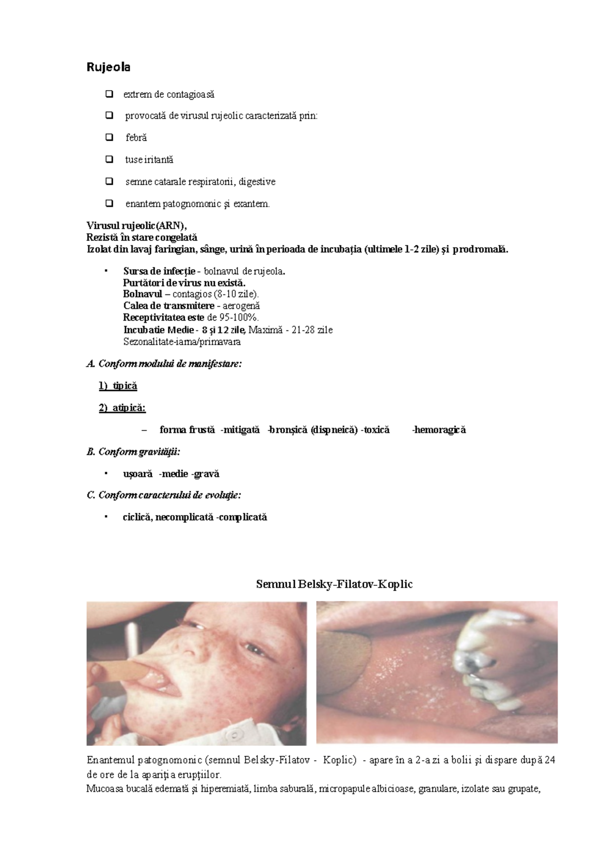 Teste poze - Boli infecțioase - Rujeola q extrem de contagioasă q ...
