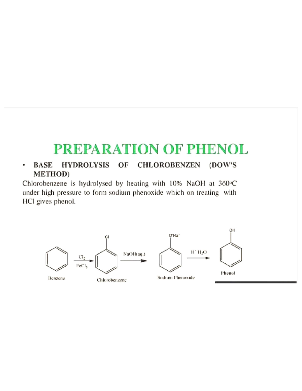Phenols 2 - Organic chemistry - Studocu