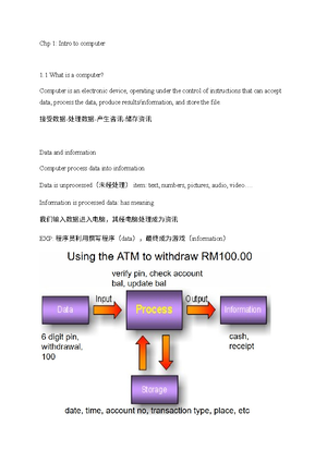Chapter 3 Tutorial - Computer software or program refers to a series of instructions that tells ...