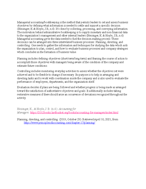 Financial statement reflection - Financial statements are official ...