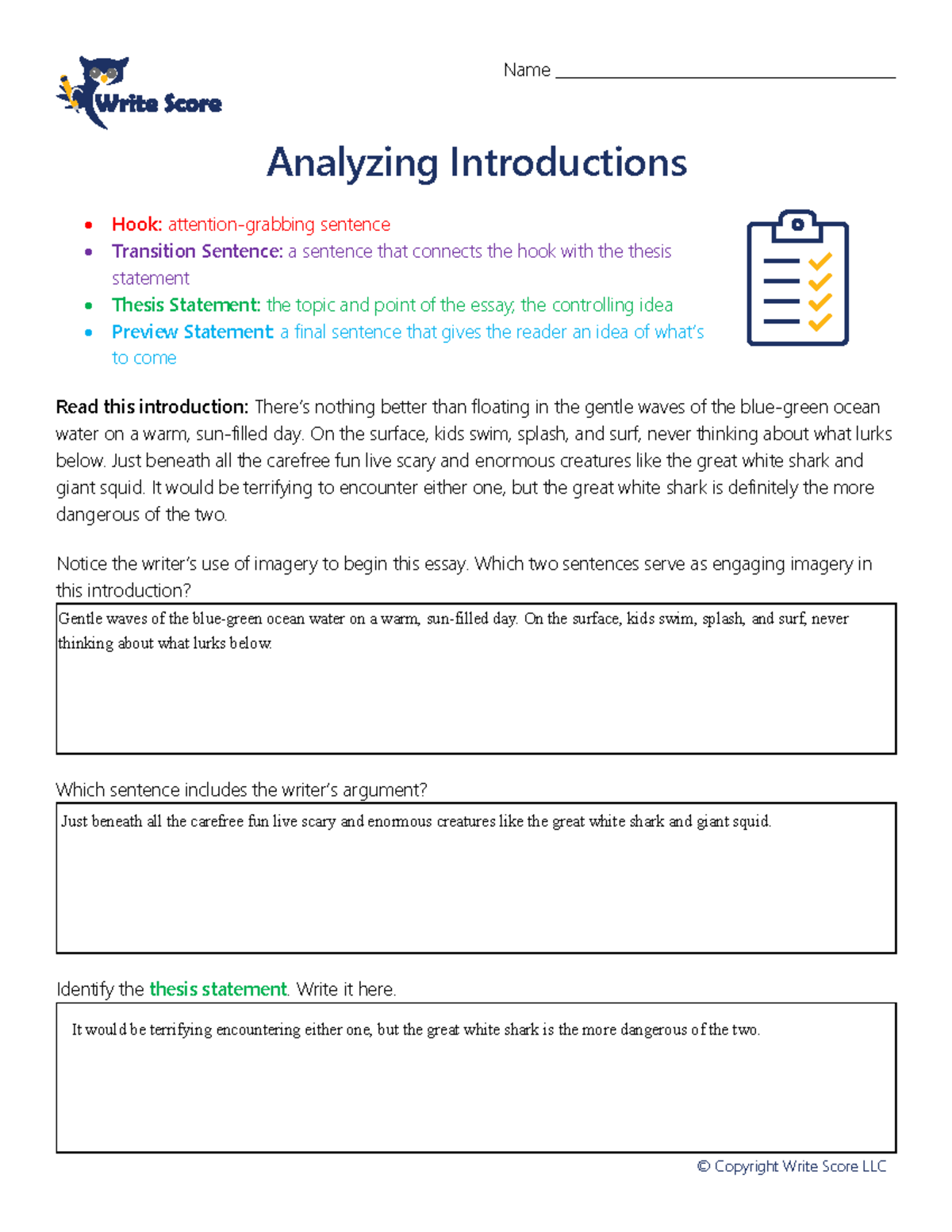 Julian-Anthony Pryor - Interactive Handout - Analyzing the Introduction ...