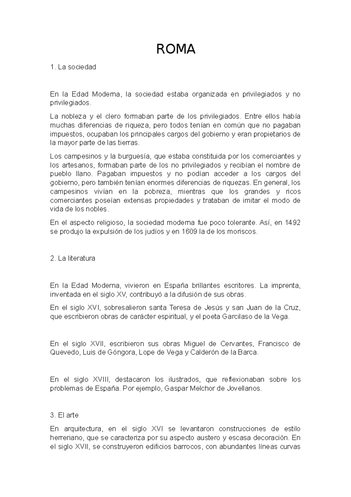 ROMA - datos sobre Roma y algo de historia - ROMA La sociedad En la ...