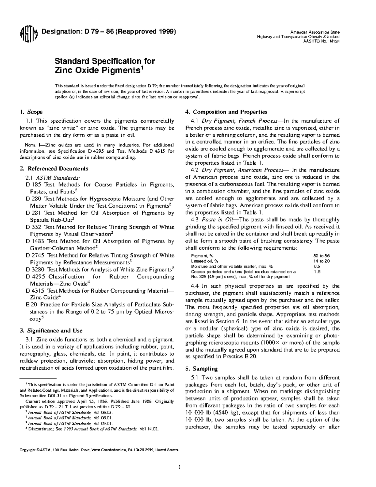 D79 - jjjjj - Designation: D 79 – 86 (Reapproved 1999) American ...