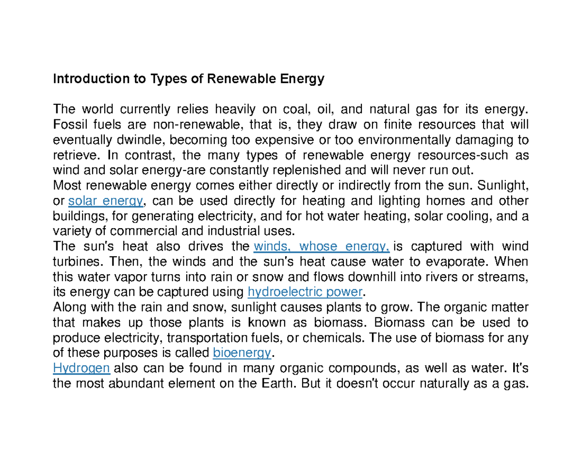 ME 301 Notes - Lecturer is Eng Hove - Introduction to Types of ...