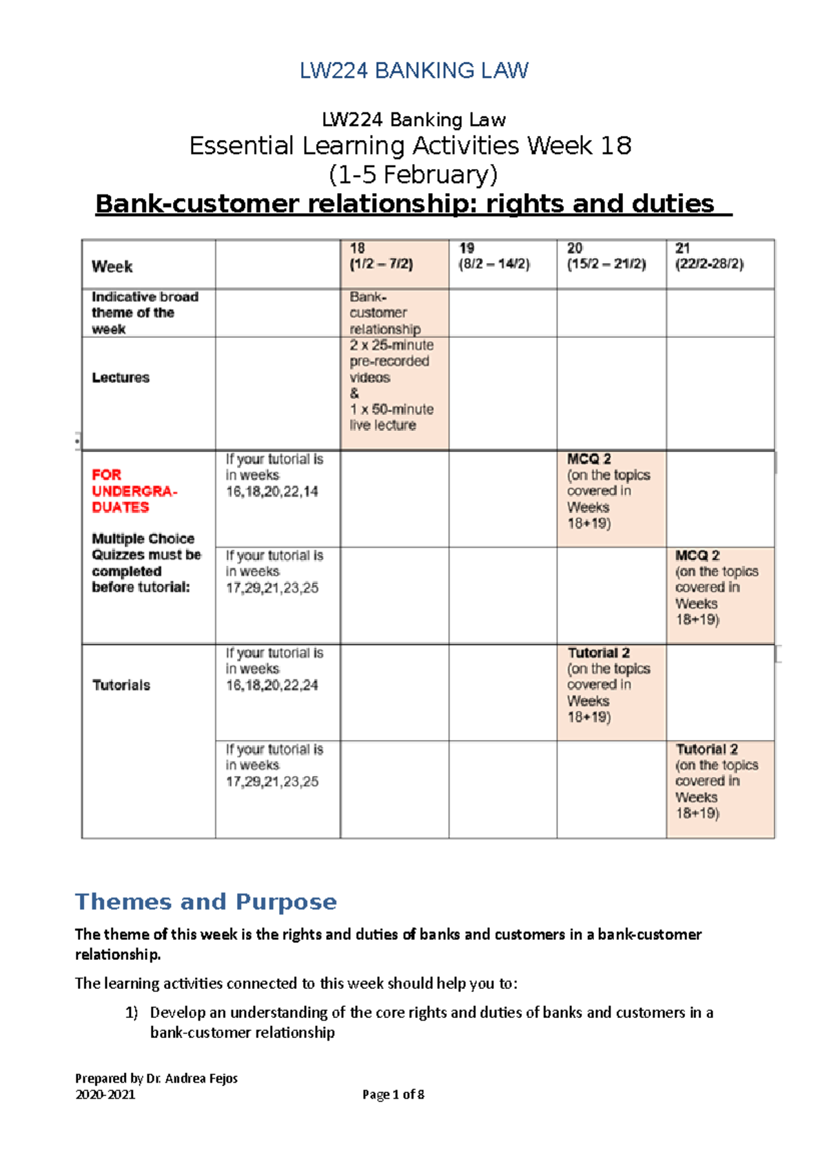 AF LW224 Banking Law - LW224 Banking Law Essential Learning Activities ...