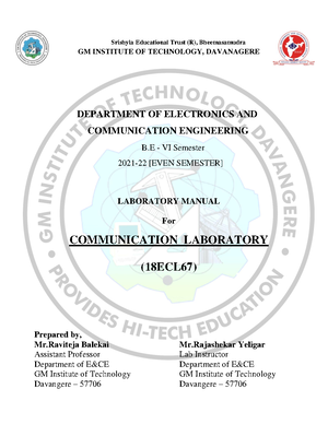 15ec561 - Real time system - MODULE 1 Module 1: Chapter 1: Automotive ...