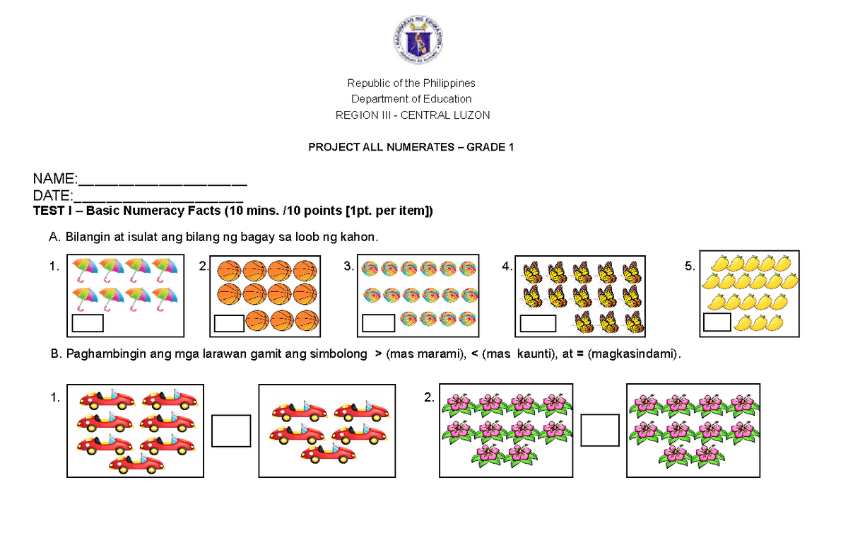 Math - mama mo - Republic of the Philippines Department of Education ...