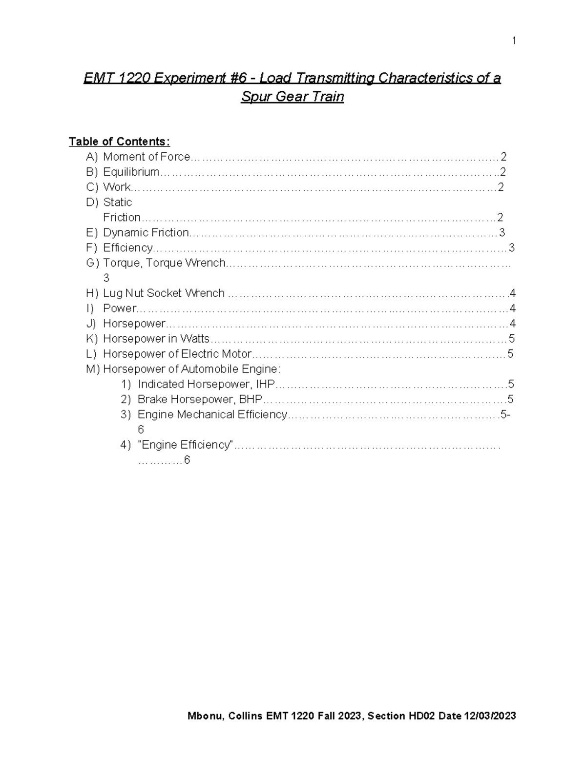 IR #6 - This is my internet research assignment #6 for the Mechanisms ...