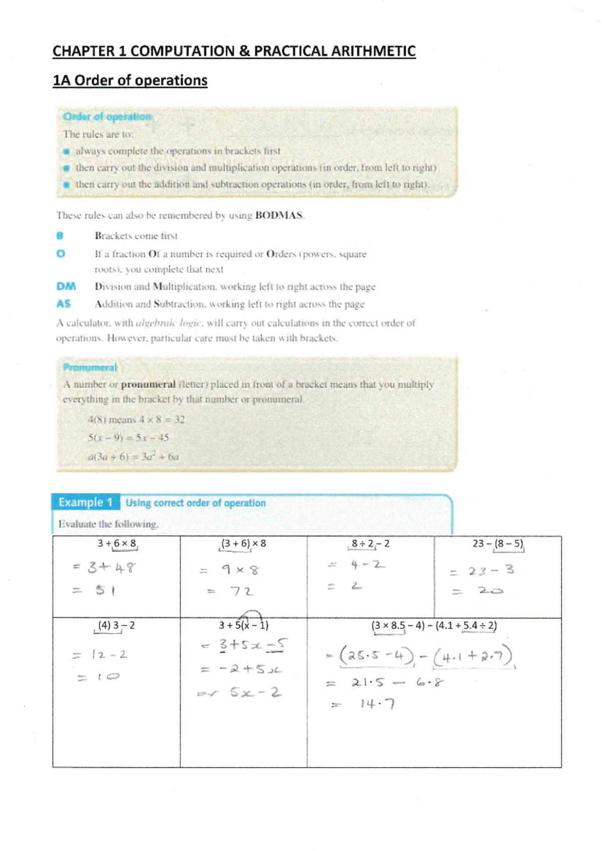 1 - Chapter notes - Studocu