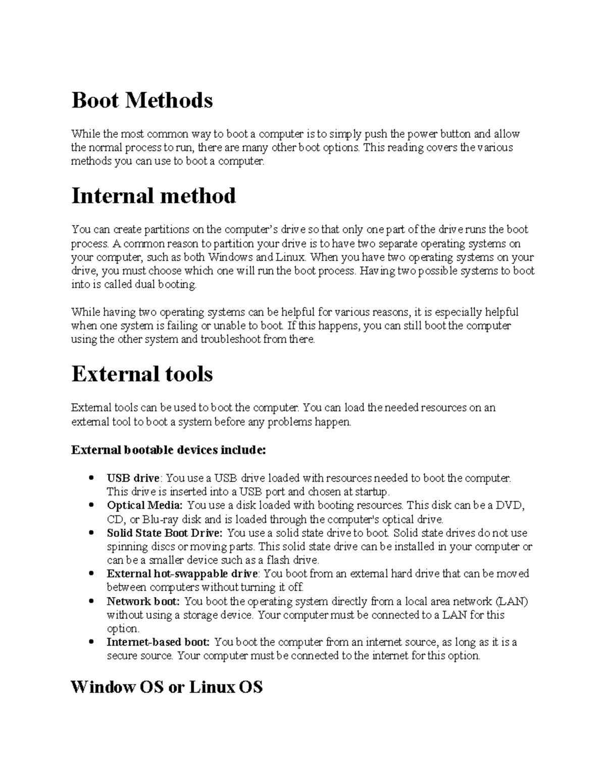 Boot Methods - Notes of Booting a system (PC or Laptop) - Boot Methods ...