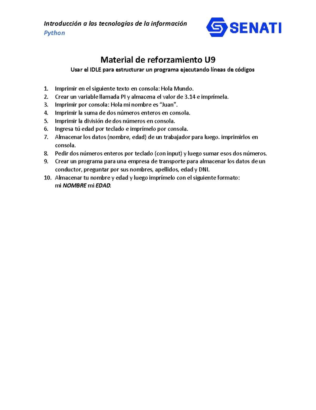 reforzamiento numero 10 de la nidad de reforzmainto del reforzamintyo ...