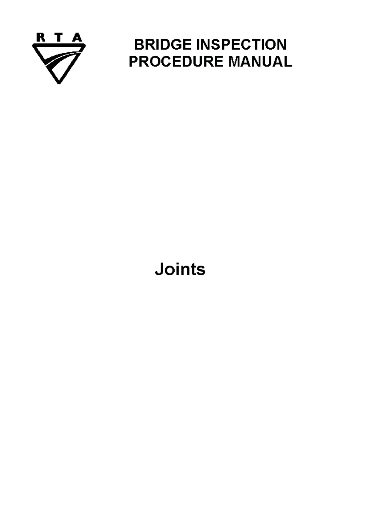 P5 bipm joints - hjgft - BRIDGE INSPECTION PROCEDURE MANUAL Joints ...
