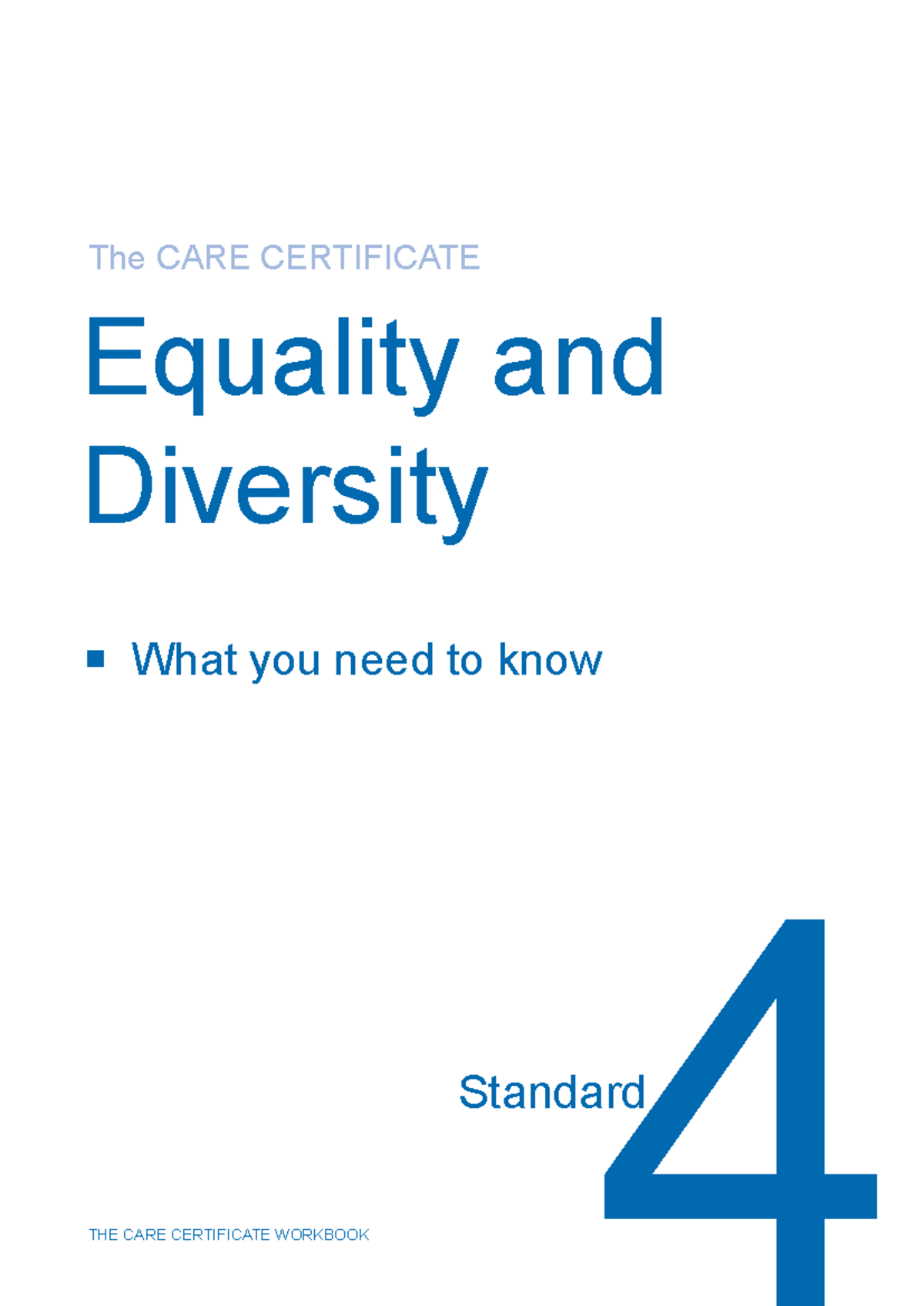 Standard-4 - this is assignment i completed back in 2019 - THE CARE ...