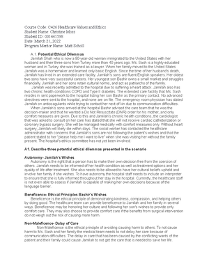 QHT1 Task 4 Business - Task 4 Course Code: QHT Student Name: Christine ...