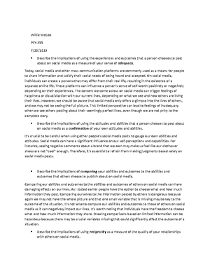 Donnell Mc Gee Jr. SCS 200 Applied Social Sciences - Module Two ...