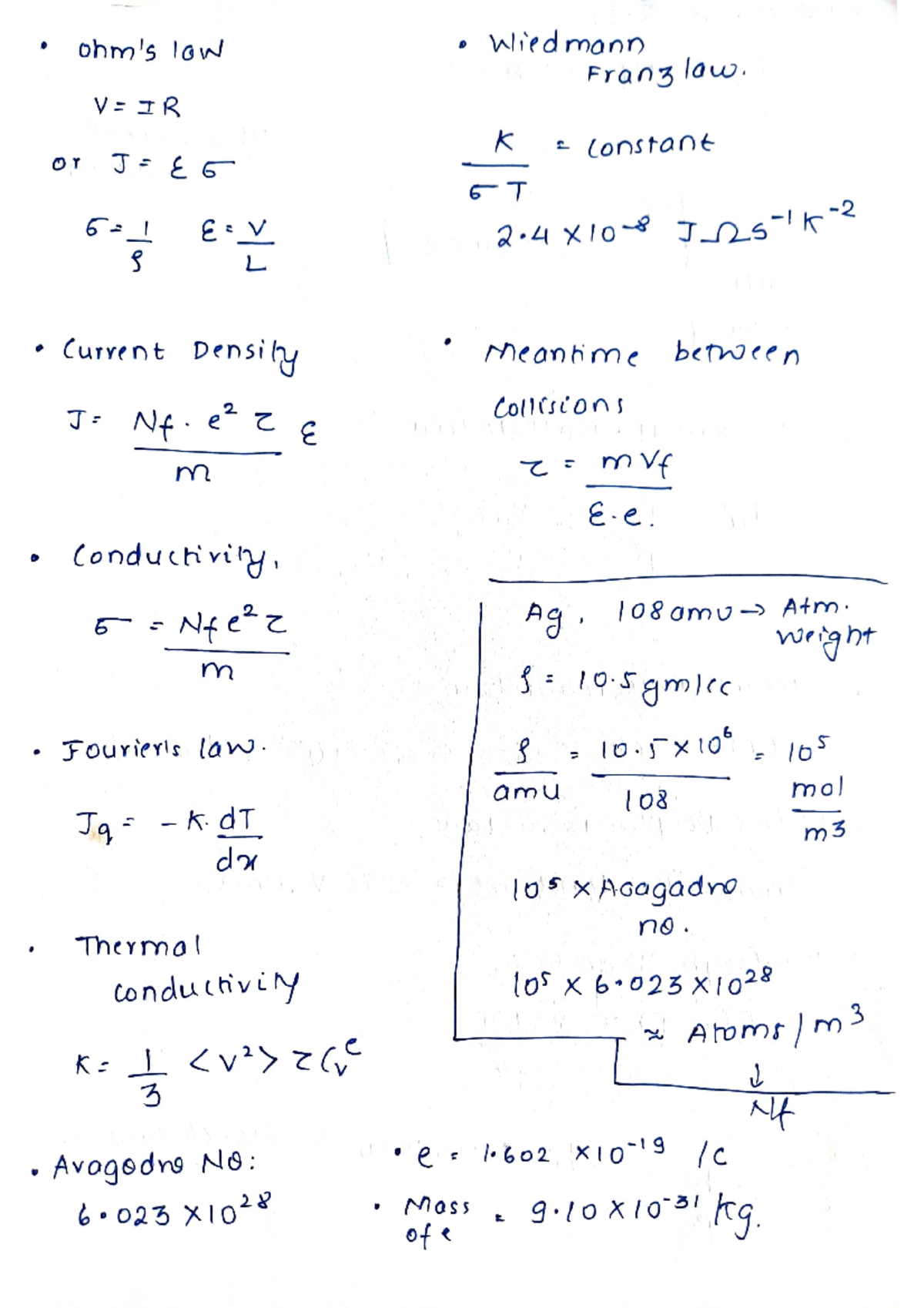 Formula fpm - Statistical Physics - Studocu