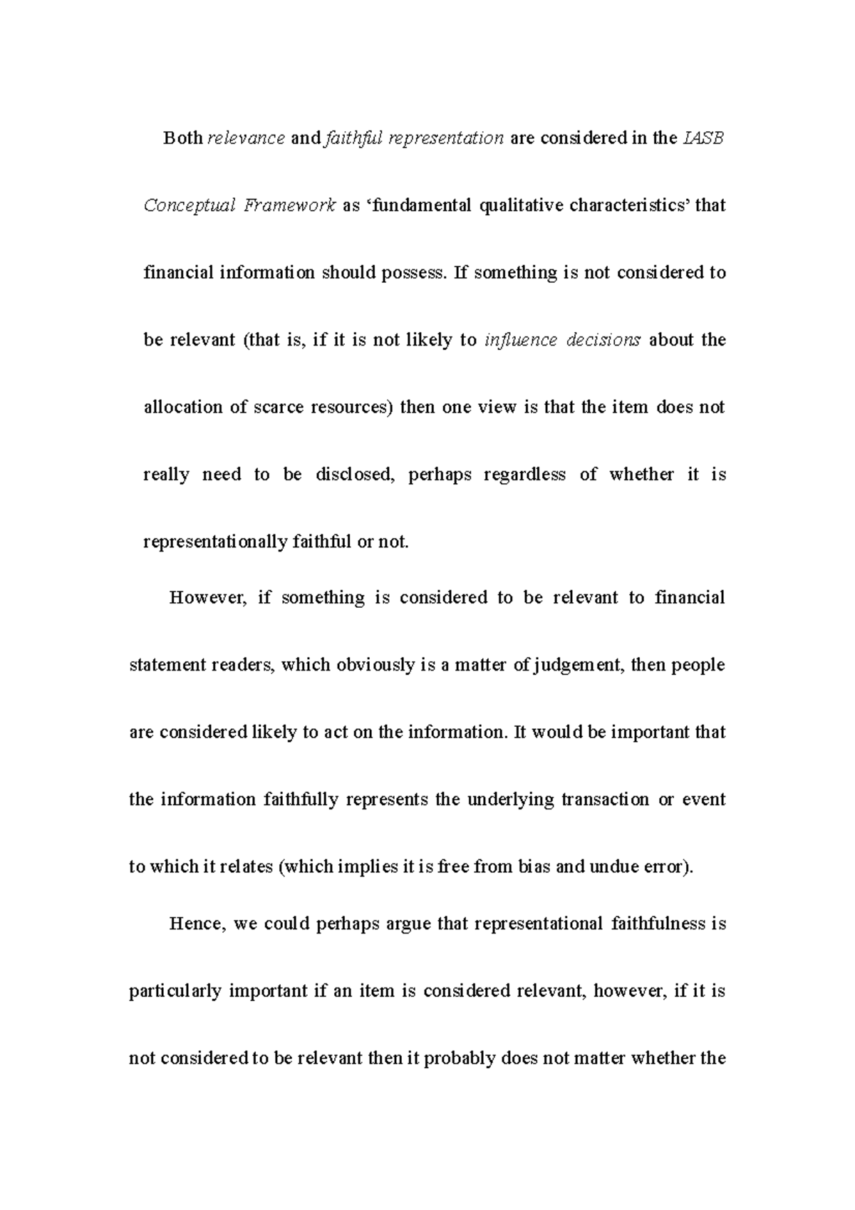 Normative - TUTORIAL OF ACC THEORY - Both relevance and faithful ...