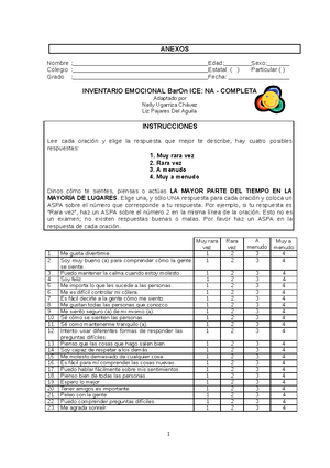 HHSS 12-17 - prueba de habilidades sociales - LISTA DE EVALUACIÓN DE ...