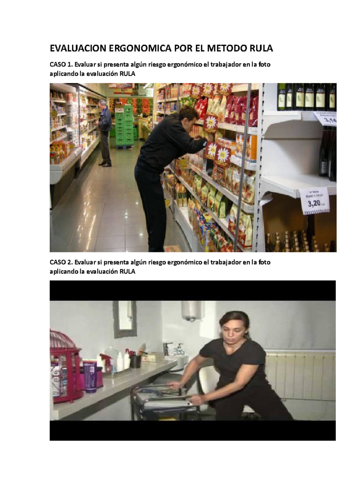 Evaluacion+ Ergonomica+POR+EL+ Metodo+RULA+-+ejercicios - EVALUACION ...